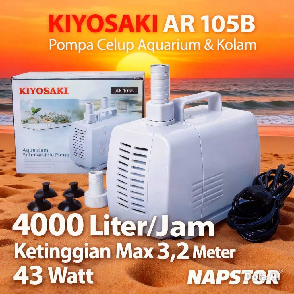 Jual GINGA GA 105B Mesin Pompa Celup Filter Aquarium Aquascape Air ...
