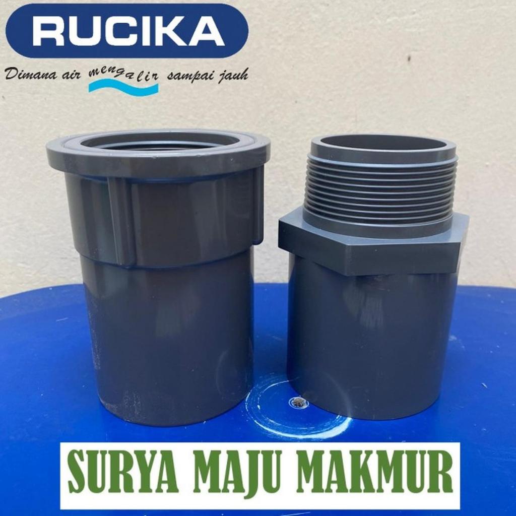 Jual RUCIKA SOK DRAT 3" DRAT LUAR DRAT DALAM AW FAUCET VALVE SOCKET SDD ...
