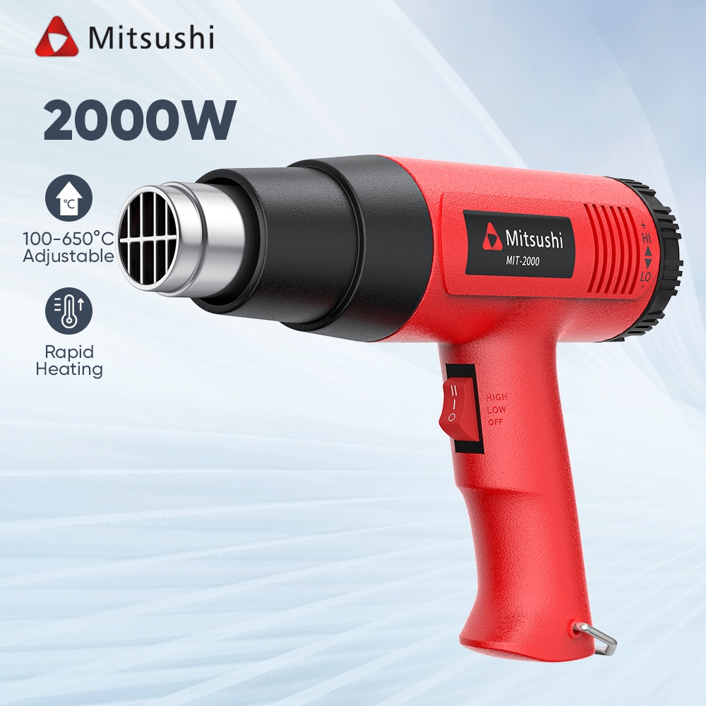 Jual Mitsushi Heat Gun Hot Air Gun 2000W Pemanas Hot Gun Blower ...