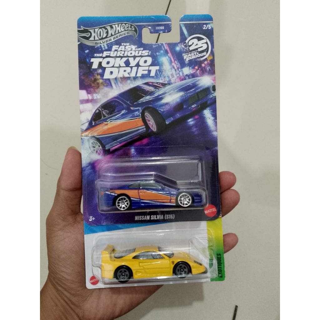 Jual HOTWHEELS FERRARI F40 & NISSAN SILVIA S15 TOKYO DRIFT | Shopee ...