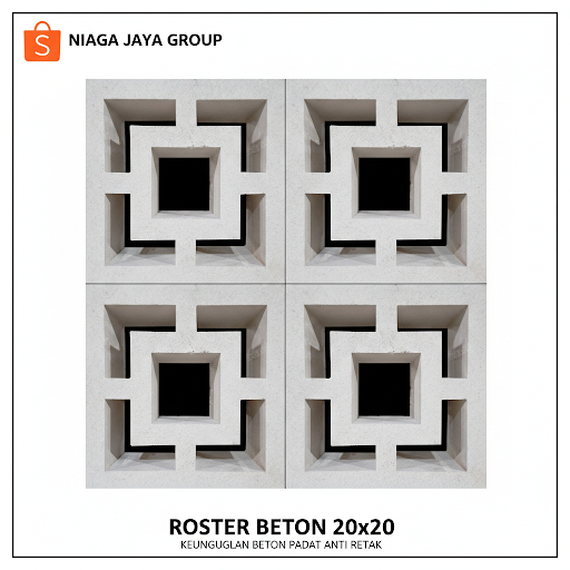 Jual Roster Beton Minimalis - Nako, Model LB5, Ukuran 20 x 20 | Loster ...