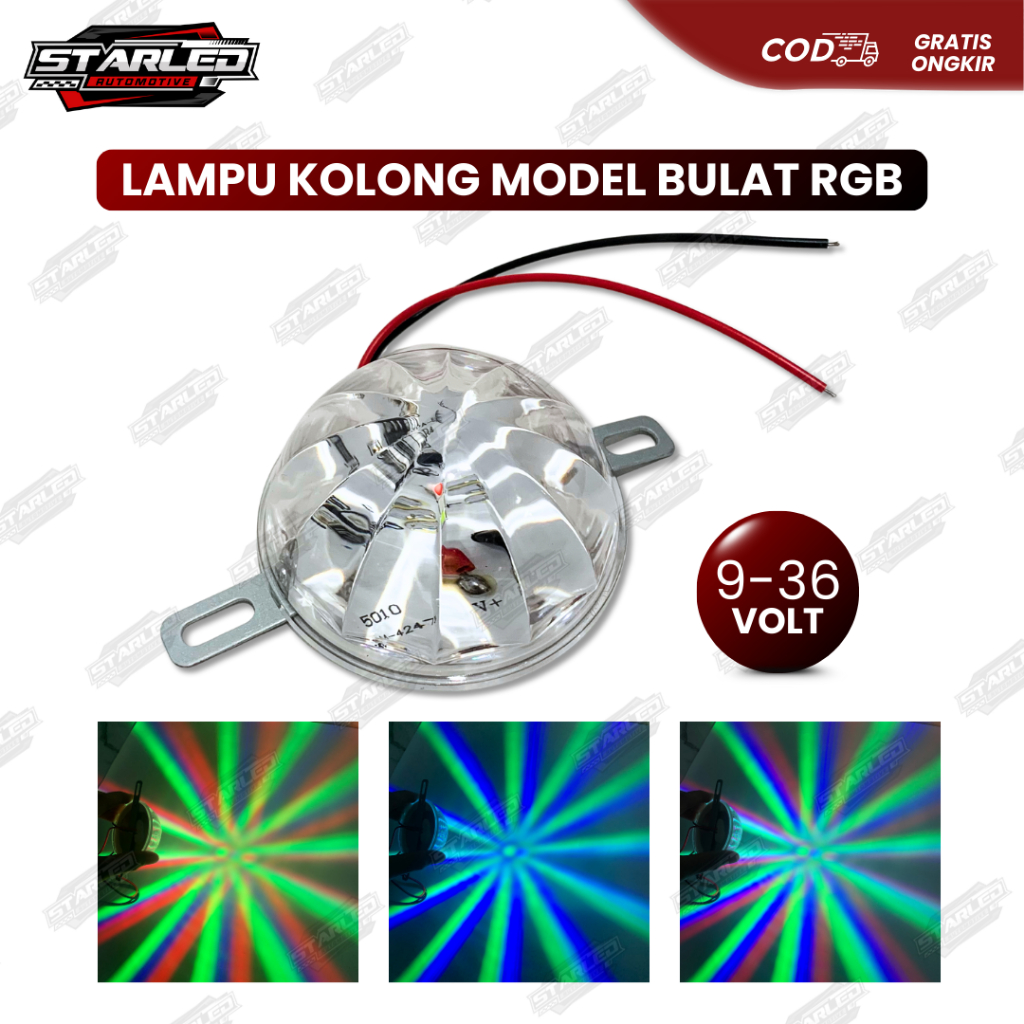 Jual Lampu Led Kolong Truk Bis Mobil Motor 12V dan 24V Nyala RGB Lampu ...