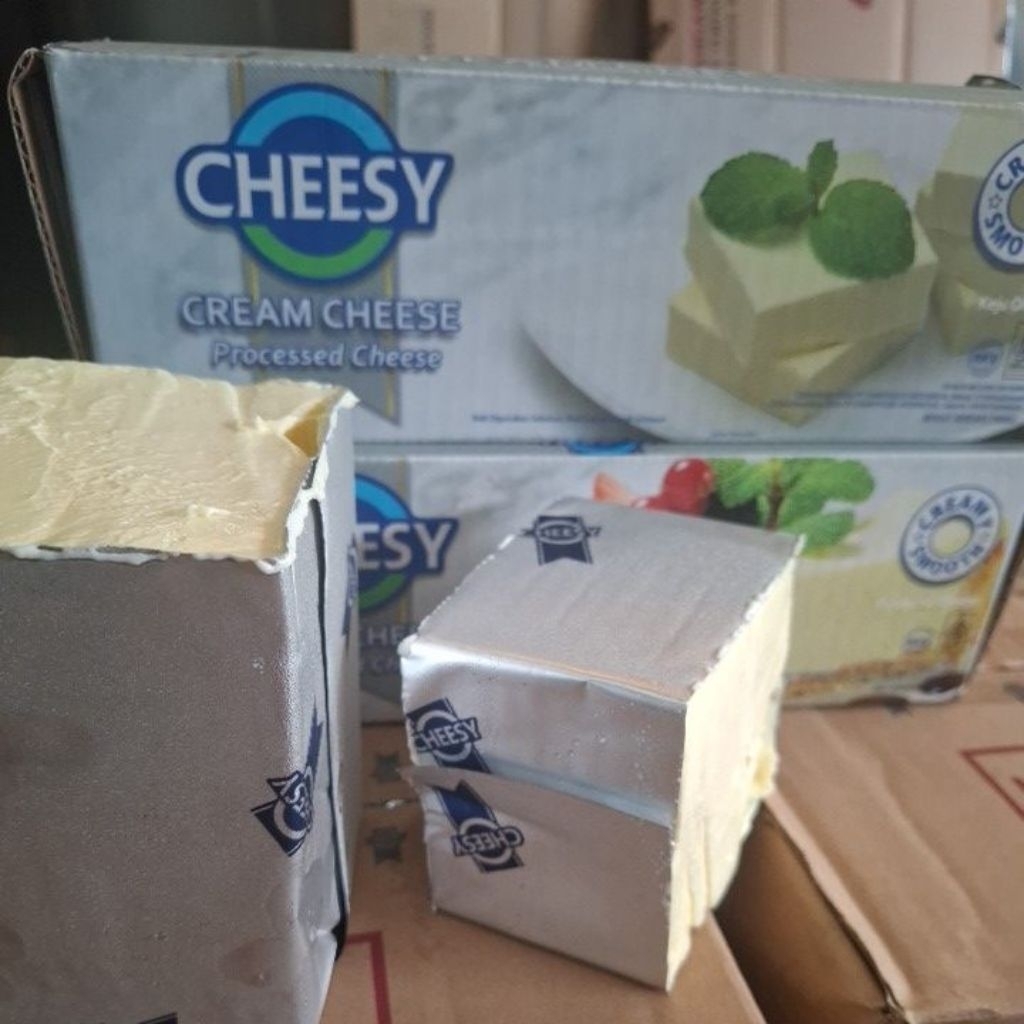 Jual cream cheese cheesy 500 gr (475gr) | Shopee Indonesia