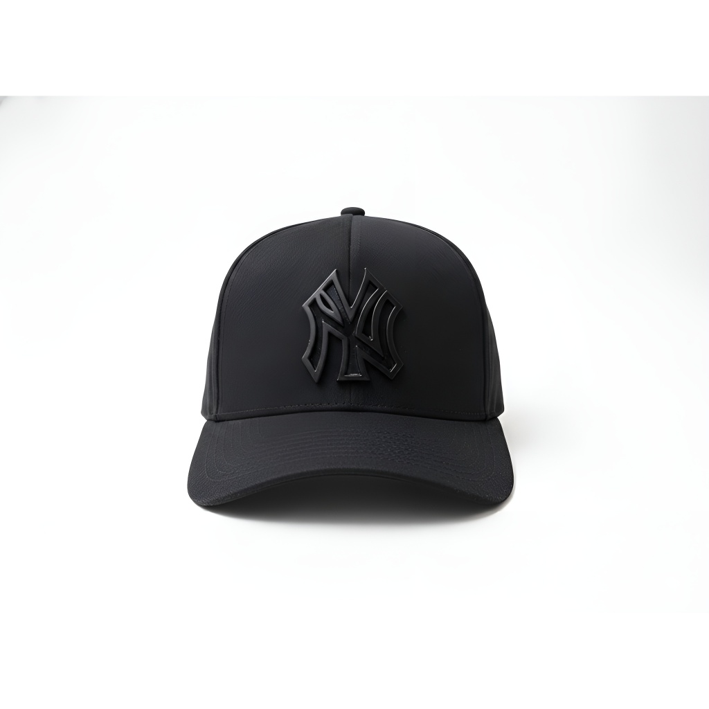 Jual Topi Baseball Premium NY Logo Besi Black On Black (Big Logo ...