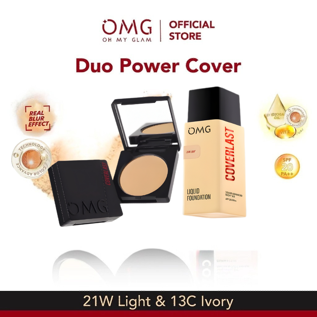 Jual PAKET BEST SELLER BEDAK & FOUNDATION OMG | OMG TWO WAY CAKE & OMG ...