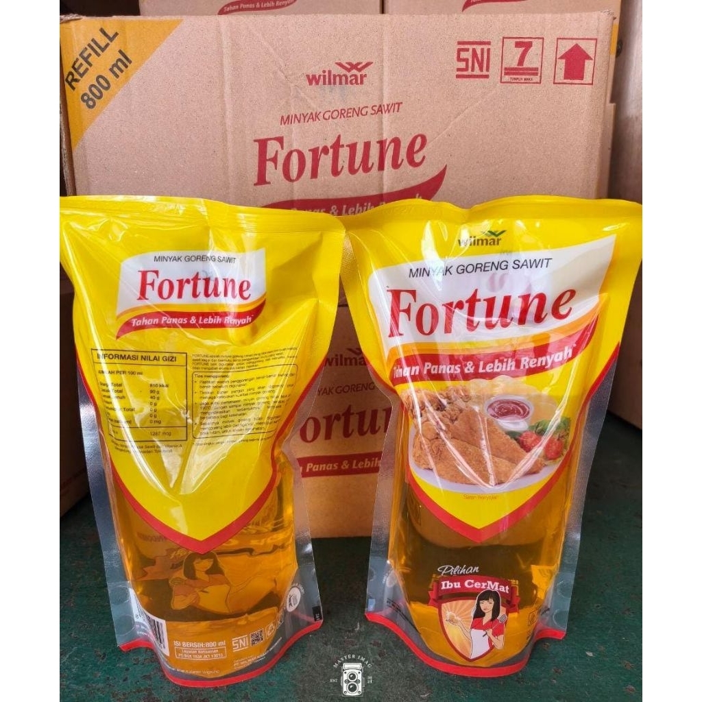 Jual Minyak Goreng Fortune 800ml 1 dus | Shopee Indonesia