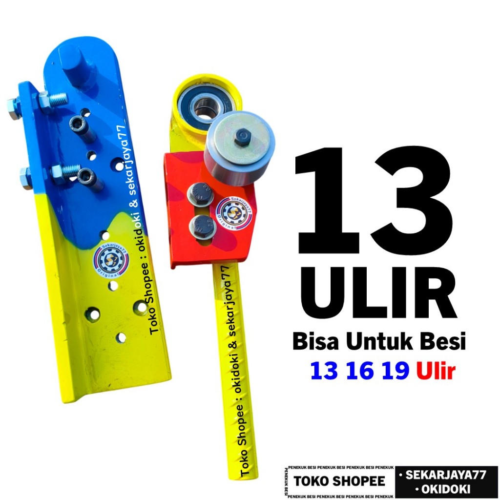 Jual Alat Penekuk Besi 6 8 10 12 13 Full SNI 13D BJTS 420B Sekarjaya77 ...