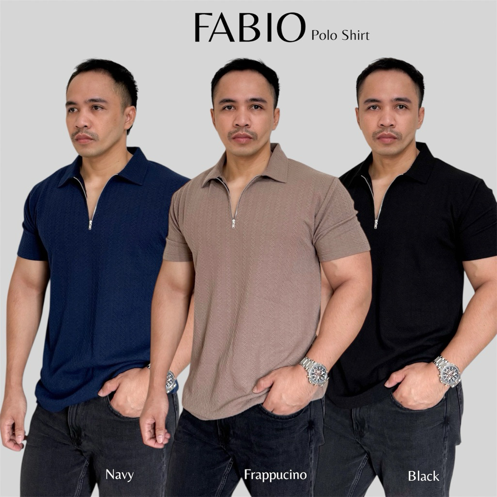 Jual KALAIS Fabio Polo Shirt Knit Pria Slim Fit Kerah Zipper | Shopee ...