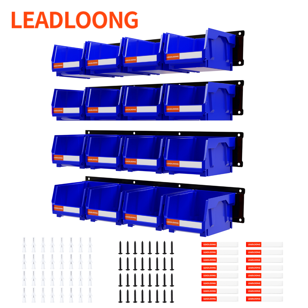 Jual LEADLOONG 16 Kotak Jolly Box & 4 Rel Organizer (Sistem Panel Logam ...