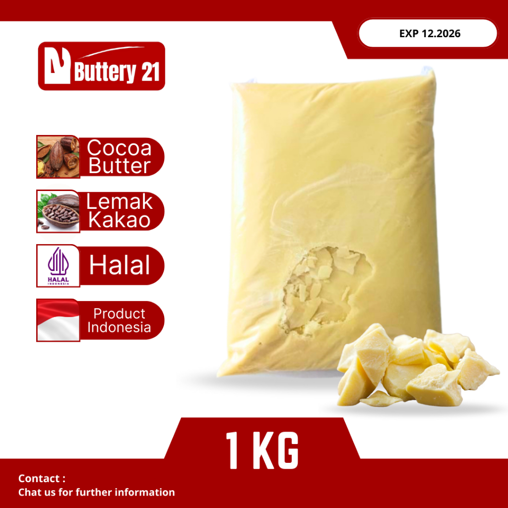 Jual COCOA BUTTER/LEMAK COKLAT/COKLAT BUTTER/LEMAK KAKAO/LEMAK COCOA ...
