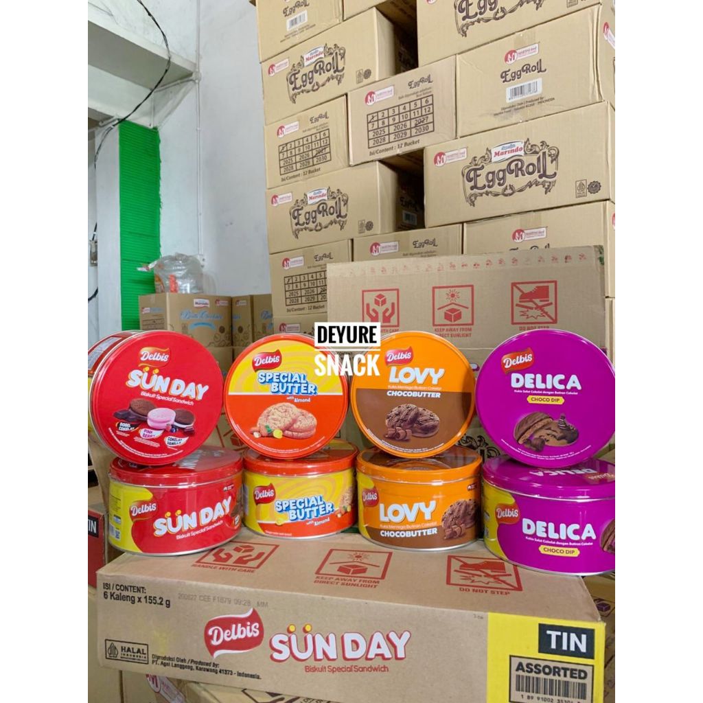 Jual Delbis Kaleng 1 karton Delica I Sun Day I Lovy I Spesial Butter ...