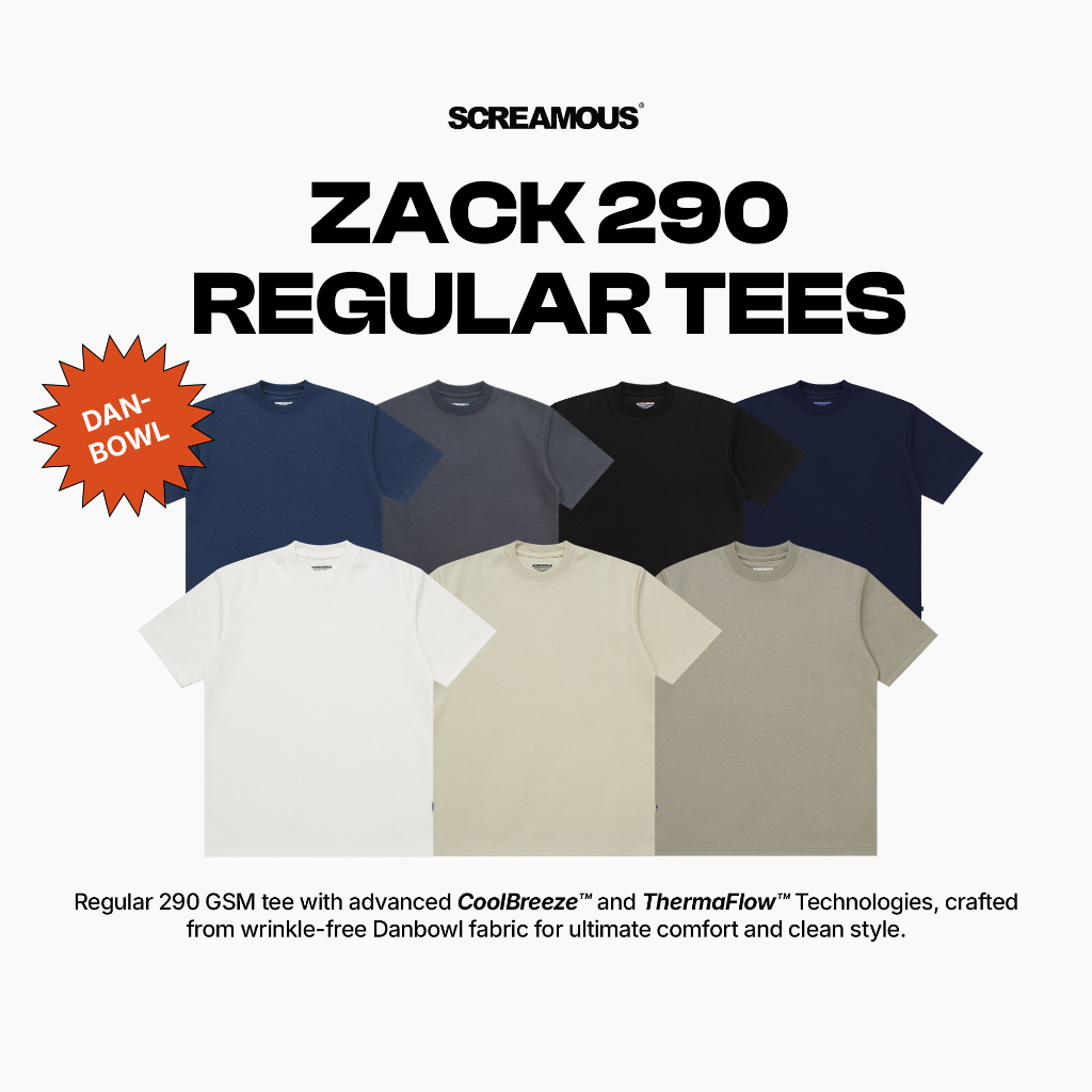 Jual Screamous Kaos T-Shirt REGULAR DANBOWL ZACK 290 | Shopee Indonesia