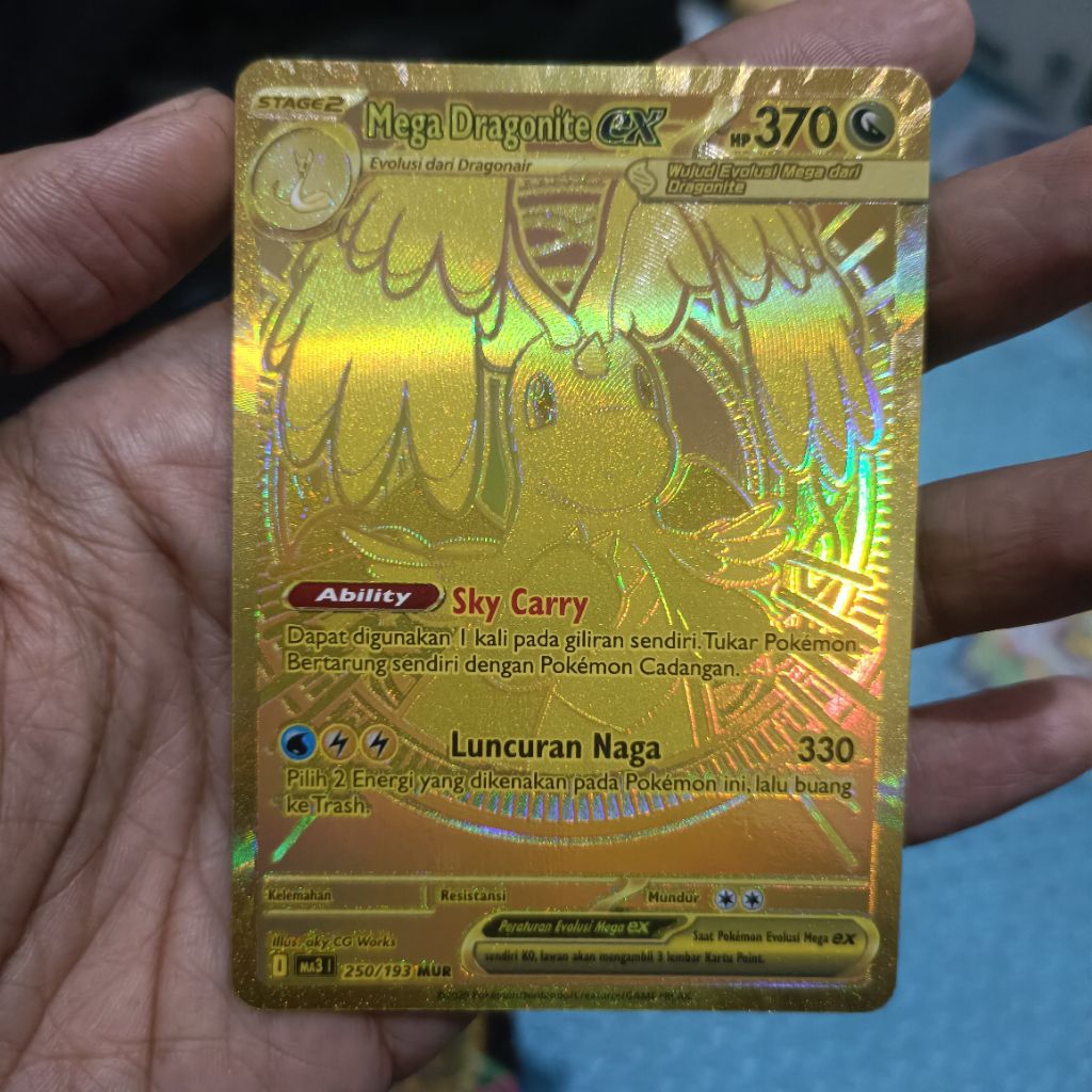 Jual Pokemon Ma3 Mega Impian Indonesia Mega Dragonite EX MUR 250/193 ...