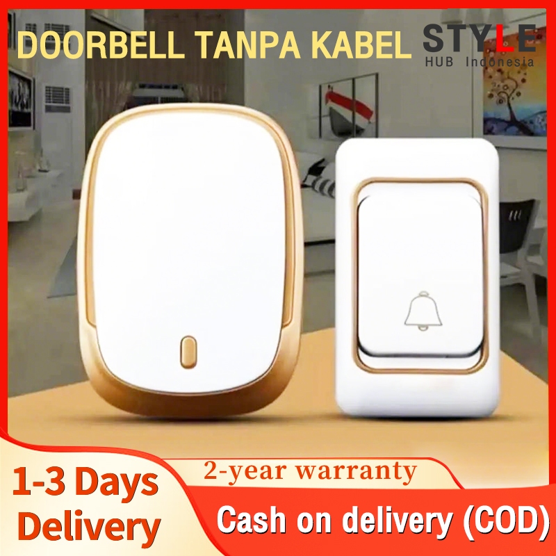 Jual Door Bell Wireless /Bel Pintu Rumah Tanpa Kabel /Bel rumah ...