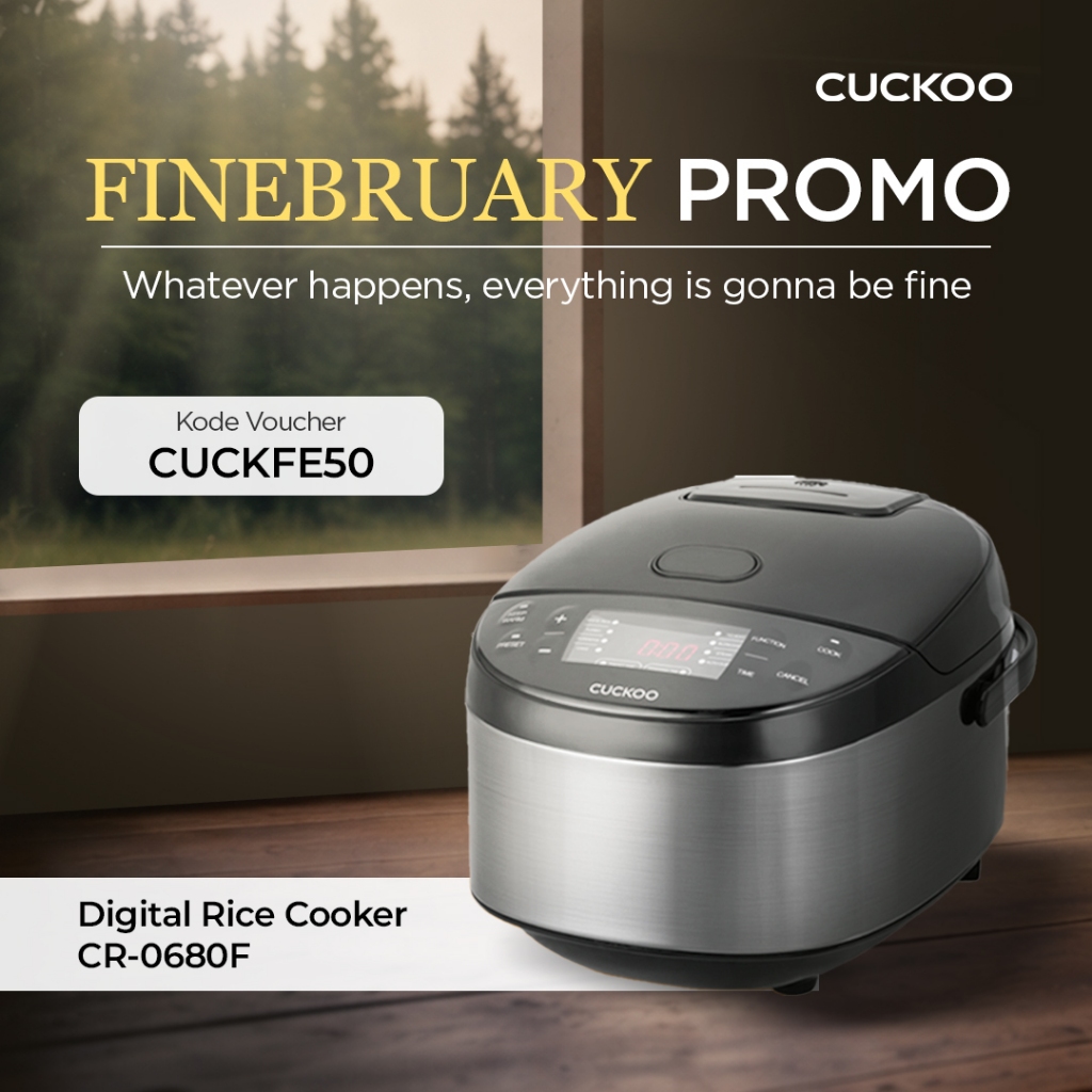 Jual CUCKOO Digital Rice Cooker 1 L CR-0680F Magic Com Penanak Nasi ...