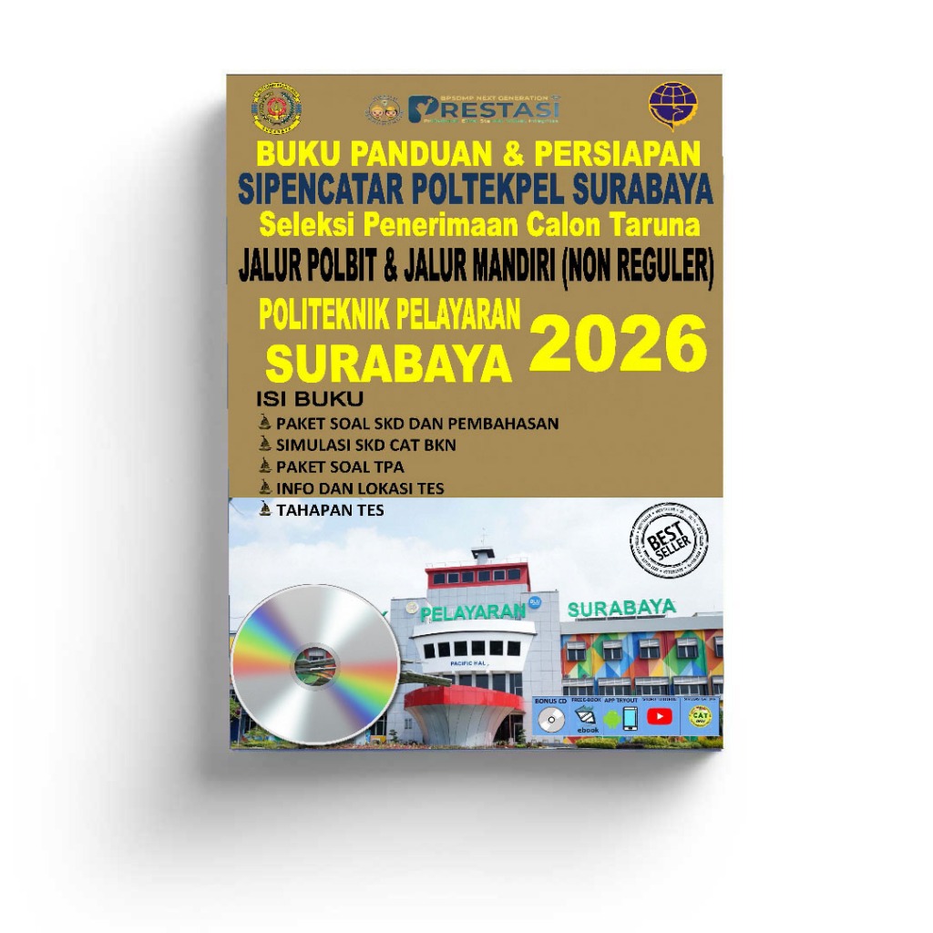 Jual PANDUAN PERSIAPAN SIPENCATAR POLTEKPEL SURABAYA POLBIT 2026 POLA ...