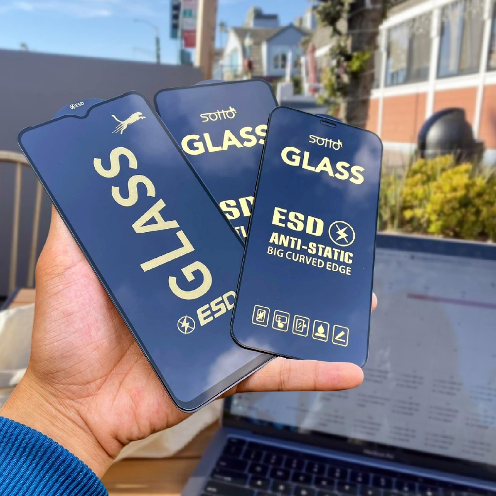 Jual Tempered Glass ESD Full Cover Anti Static Untuk Type INFINIX SMART ...