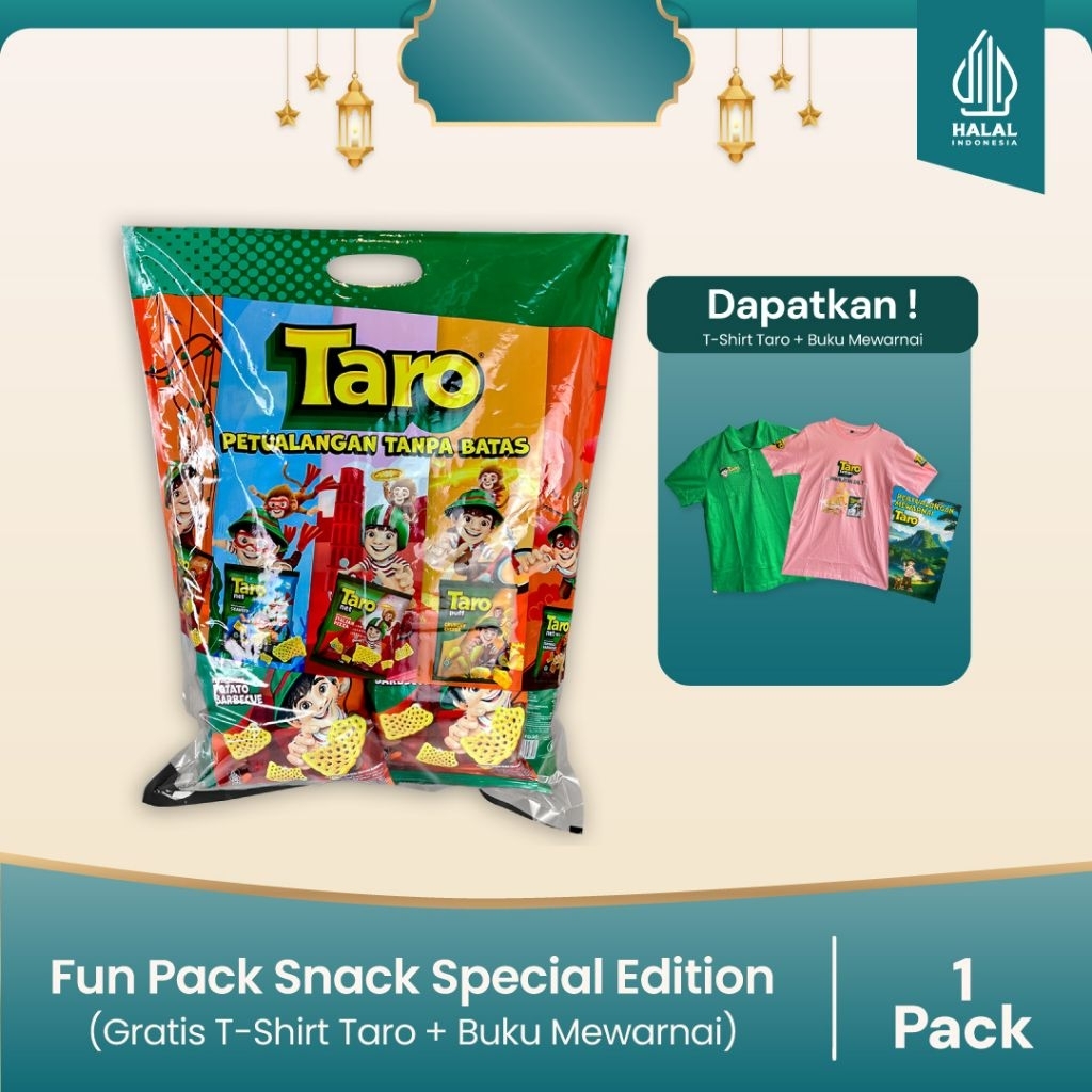 Jual Paket Bundling - Fun Pack Snack Taro X Pokemon Gratis Set Mewarnai ...