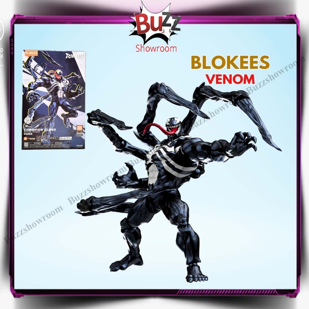 Jual Blokees Marvel Rivals Venom Champion Class Original Licensed 81119 ...