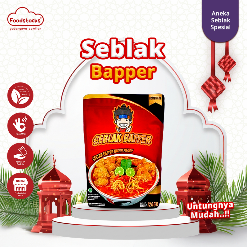 Jual Bapper Food - Seblak Bapper Kuah Super Pedas 120gr | Shopee Indonesia