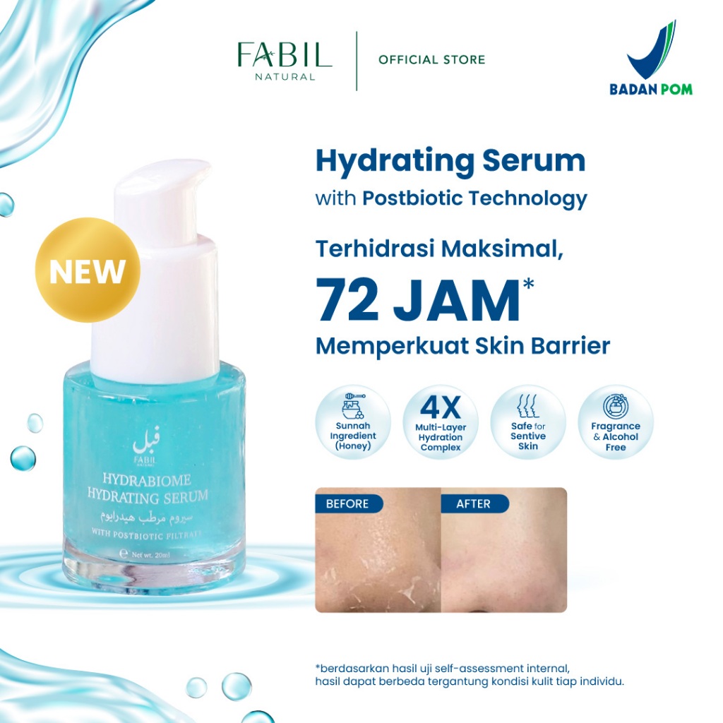 Jual Fabil Natural Hydrabiome Hydrating Serum - Serum dengan kekuatan ...