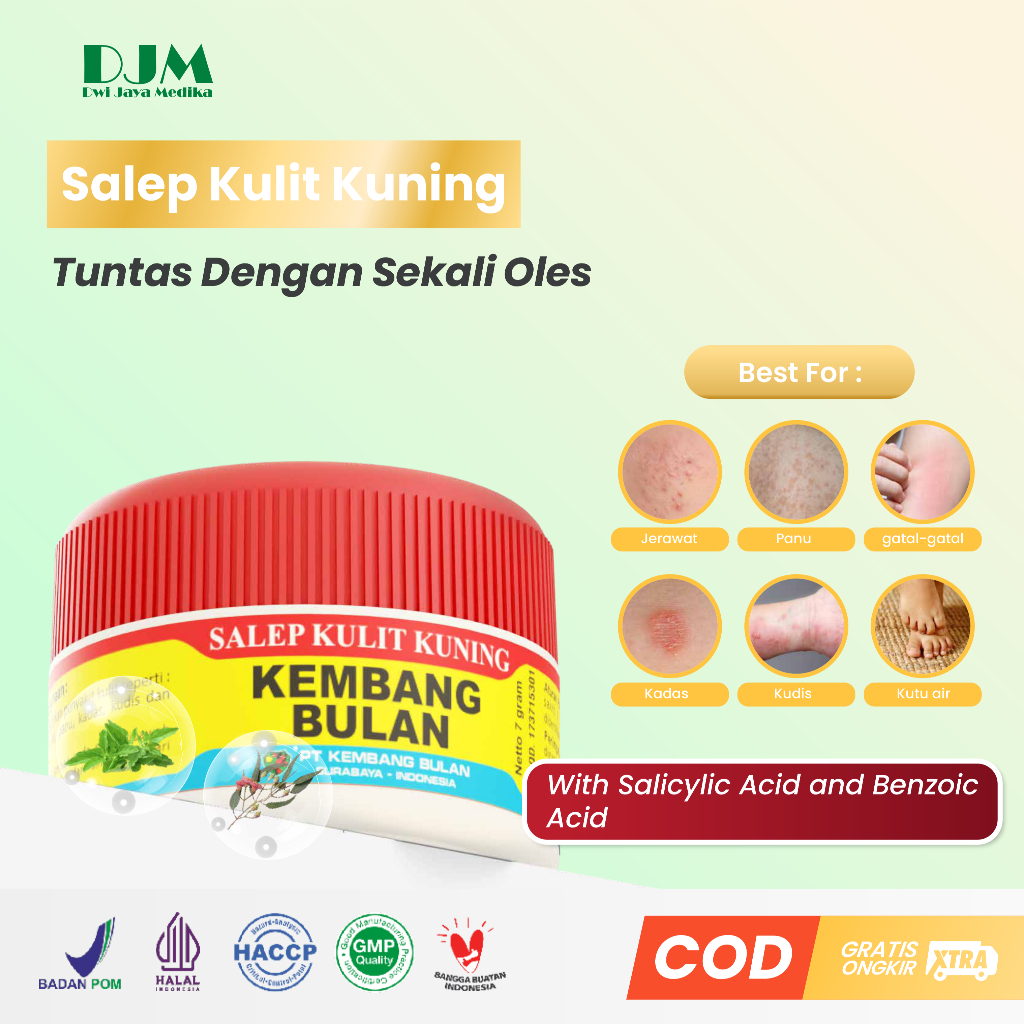 Jual SALEP KULIT KUNING 7 gr – Meringankan Penyakit Kulit Kutu Air Panu ...