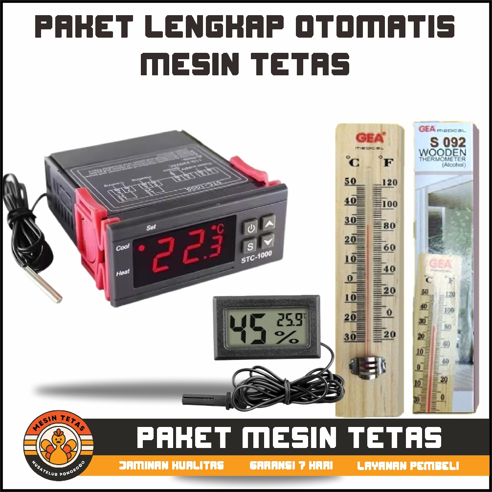 Jual NUSATELUR Paket Lengkap Mesin Tetas Termostat STC1000 Termo ...