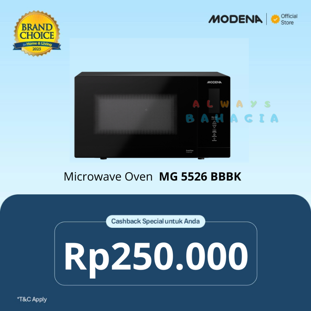 Jual Modena MG 5526 BBBK Built-in or Freestanding Microwave 25 L ...