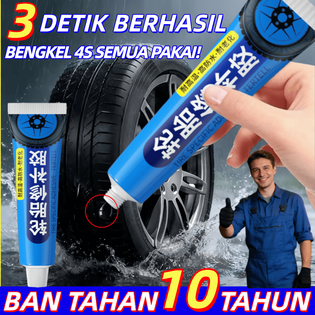 Jual lem tambal ban tubeless motor luar mobil sobek 30ML tambal ban tip ...