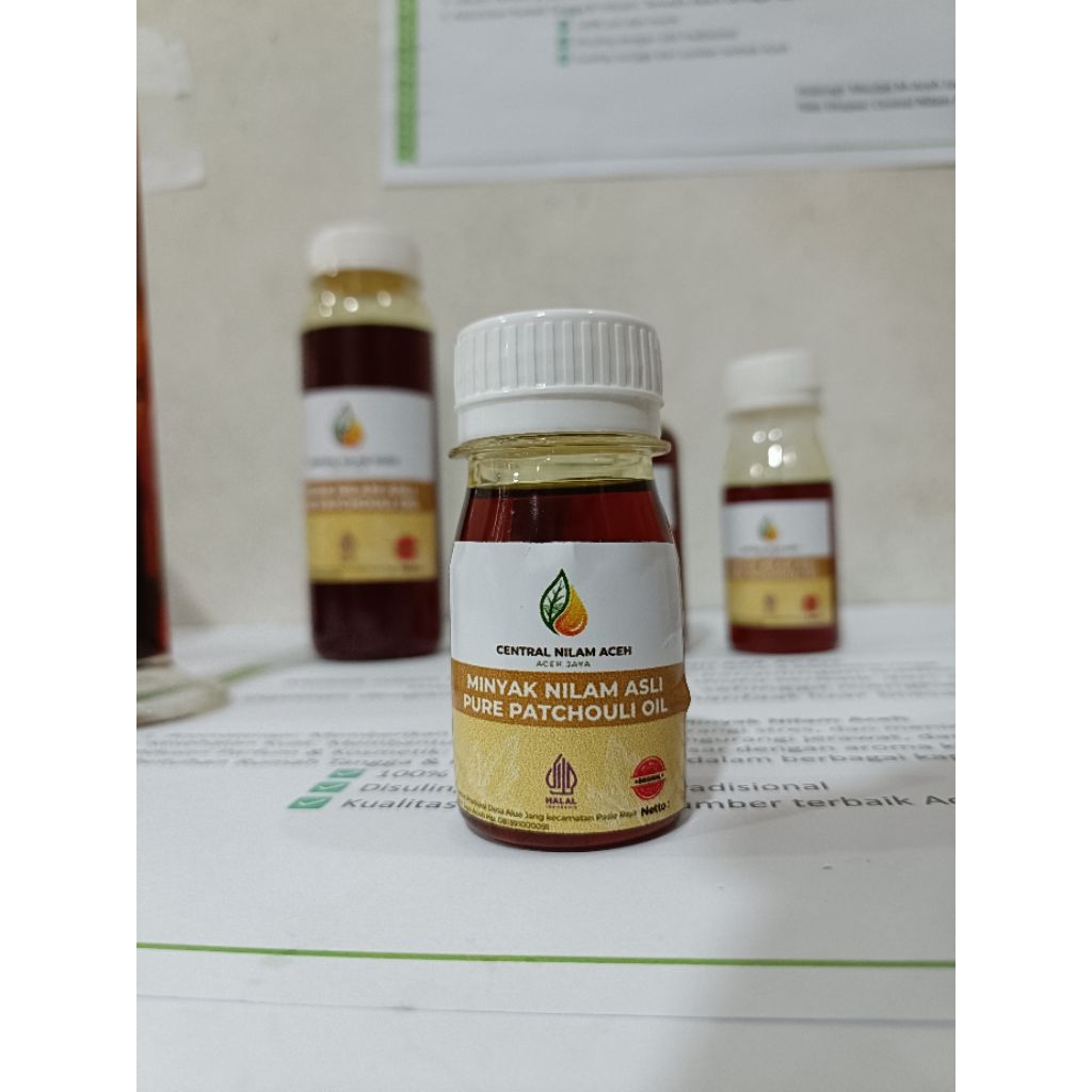 Jual Minyak Nilam Aceh Asli 100% netto 25 ML | Shopee Indonesia