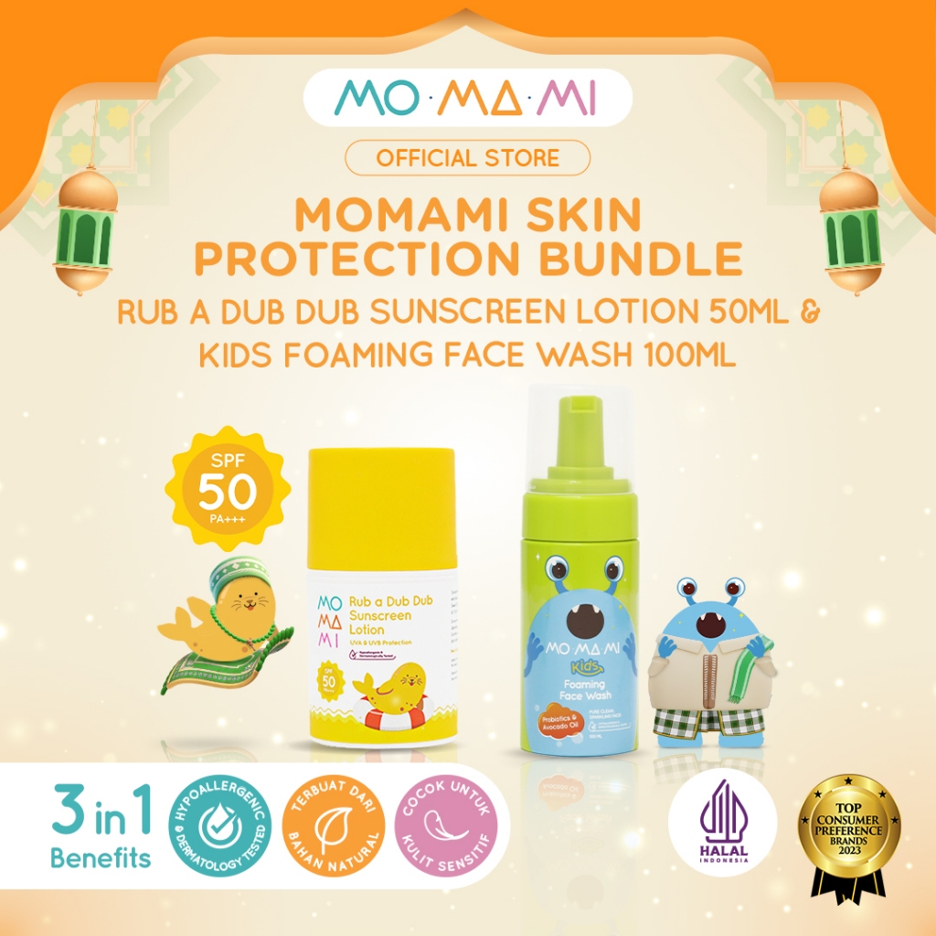 Jual Momami Bundle Baby & Kids - Paket Hemat Sunscreen Lotion SPF 50 PA ...