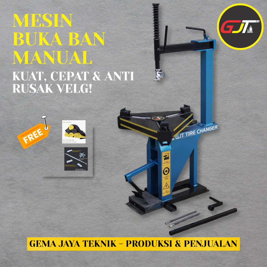 Jual Alat Buka Pasang Ban Motor Mobil Manual Tire Changer Tipe Segitiga ...