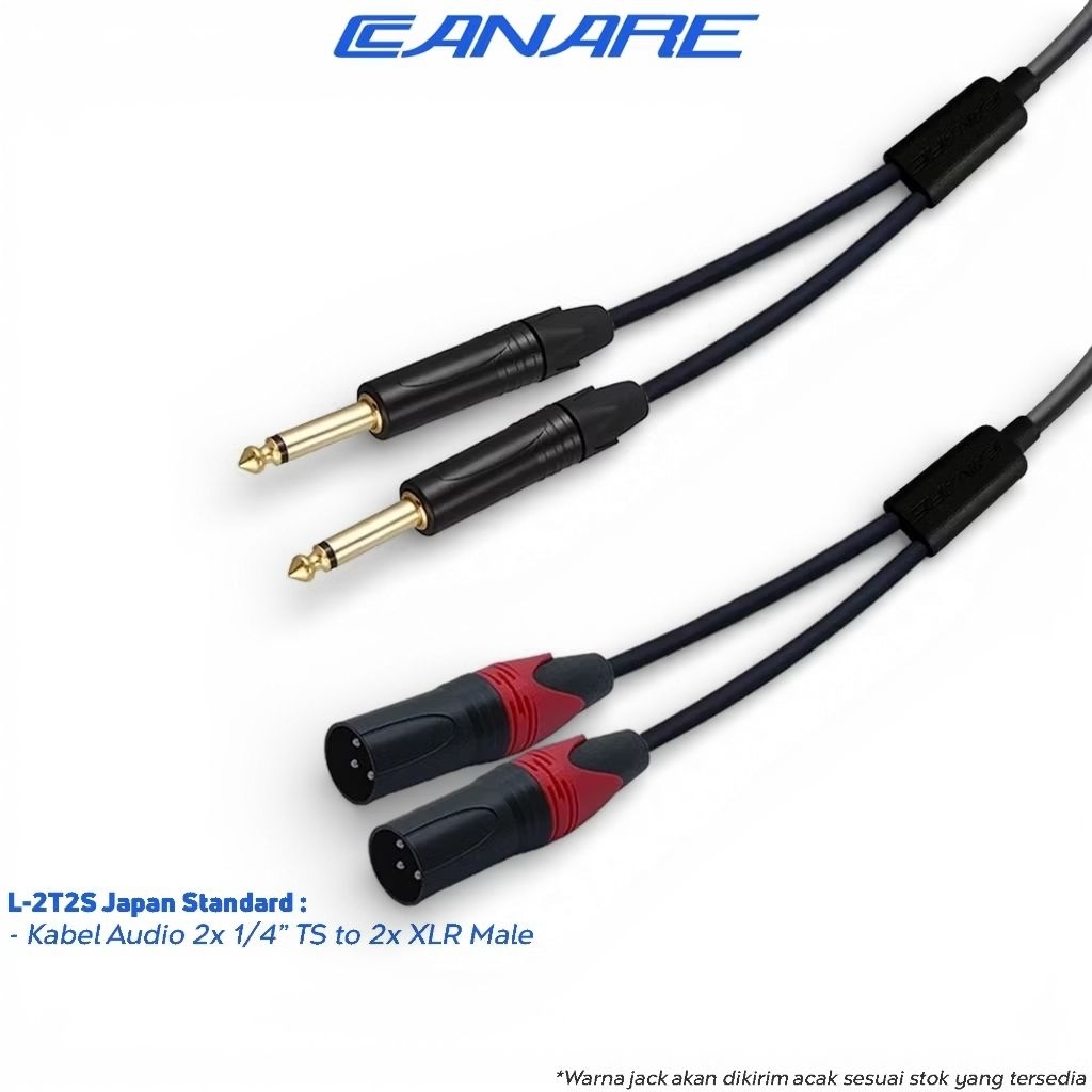 Jual Japan Standard | Kabel Audio 2x Akai ke 2x XLR Gold Plate | Code ...