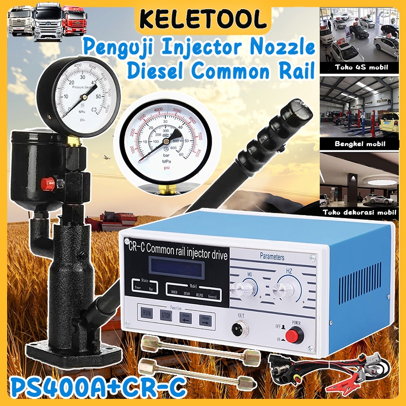 Jual PS400A Penguji Nozzle Injector Tekanan Tangan Diesel Common Rail ...