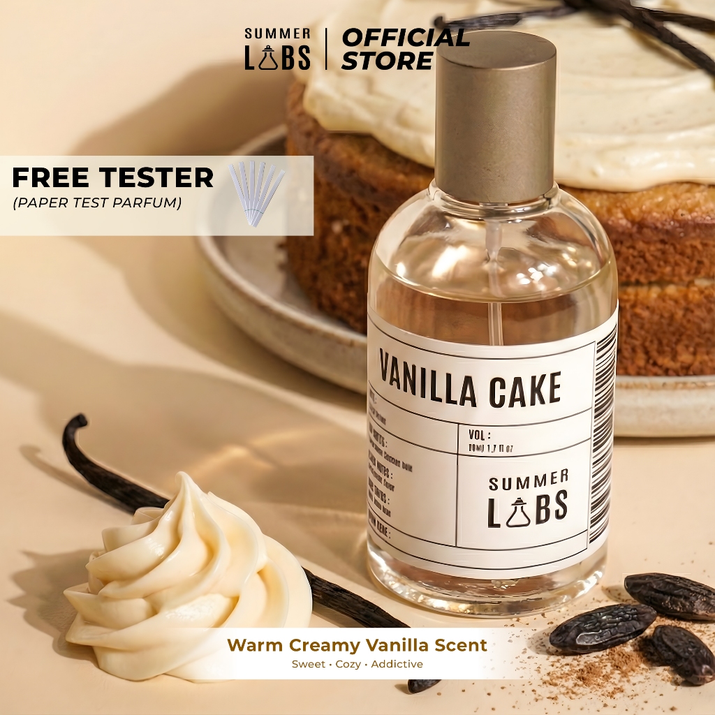 Jual Summer Labs - Vanilla Cake Parfum Unisex 50ml Wangi Manis EDP ...