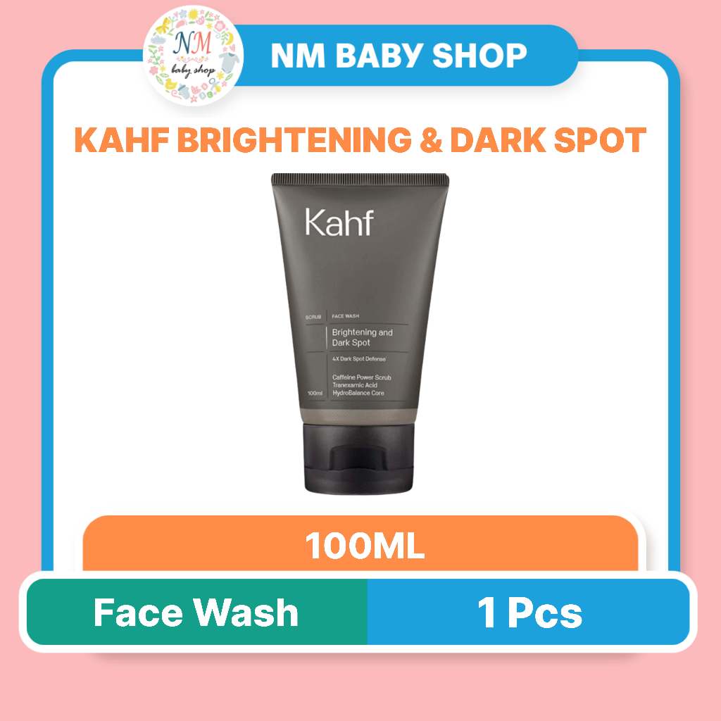 Jual KAHF BRIGHTENING AND DARK SPOT SCRUB 100ML FACE WASH SAMARKAN NODA ...