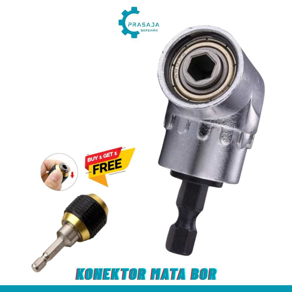 Jual Mata bor L Angle Hex Bit Socket Mata Bor Kopling Konverter ...