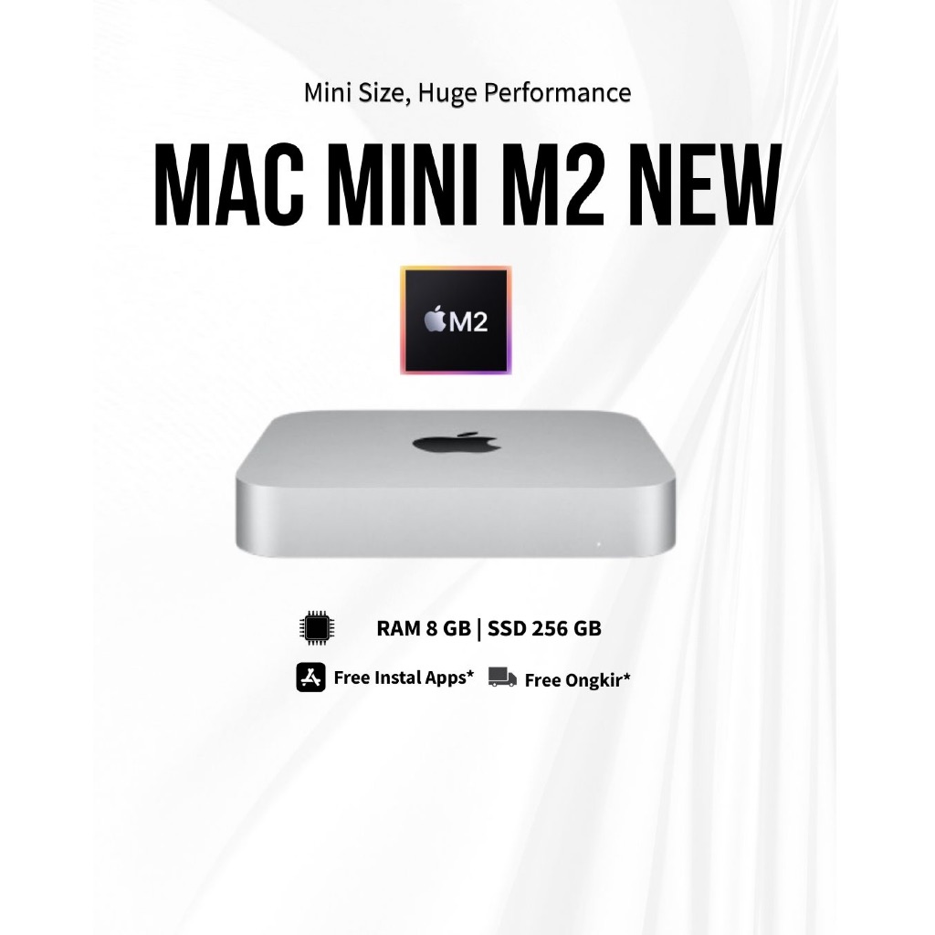 Jual Mac Mini M2 M1RAM 8 - 16 GB | SSD 256 - 512 GB | Shopee Indonesia