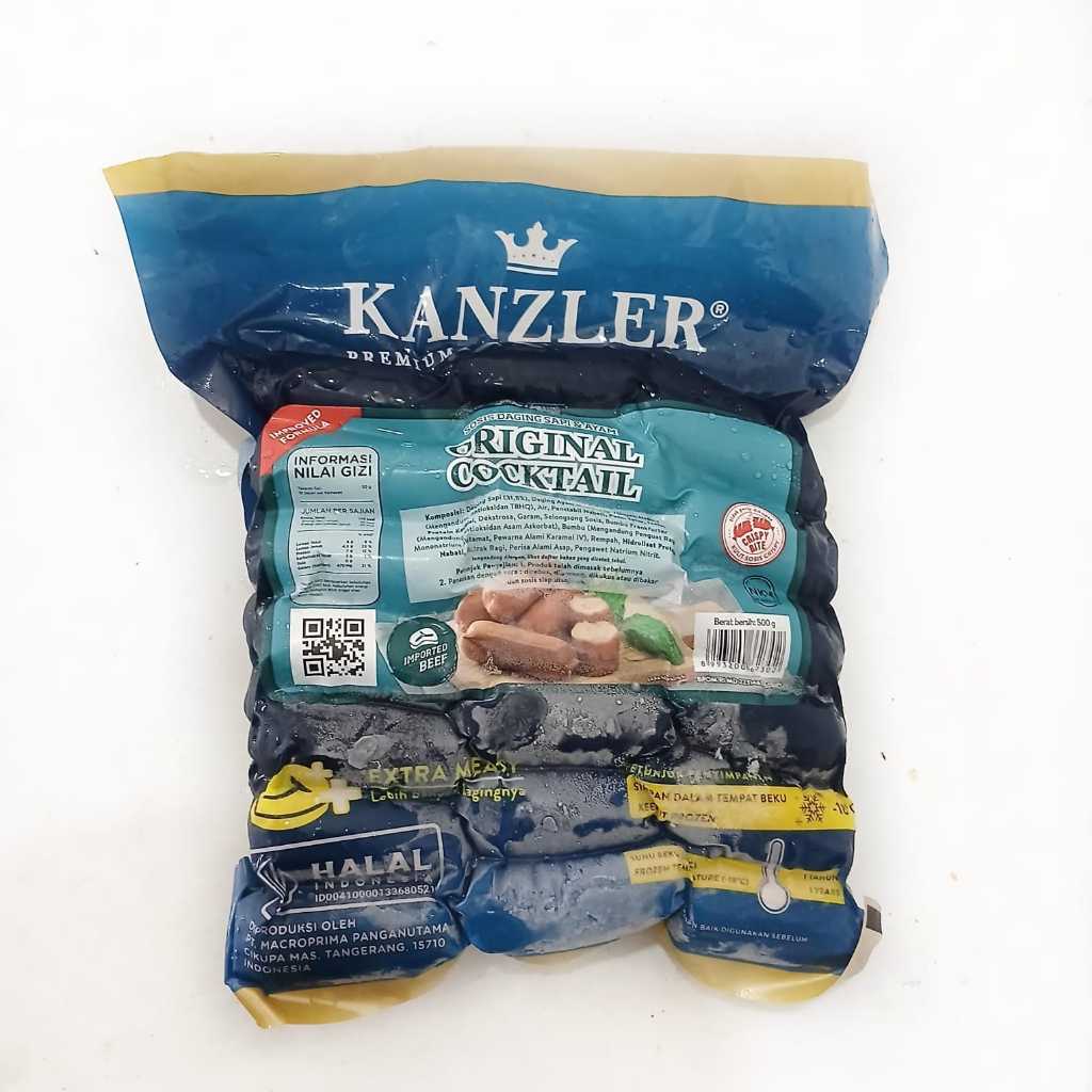 Jual Sosis Kanzler Beef Cocktail Sausage / Sosis Mini 500gr | Shopee ...