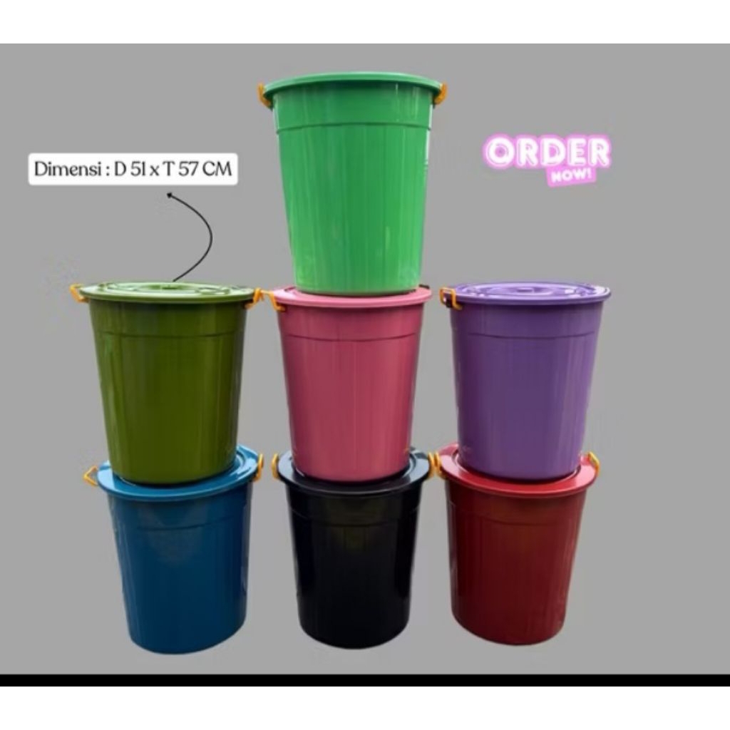 Jual Ember 80 liter free gayung cantik/bak mandi/ember jumbo | Shopee ...