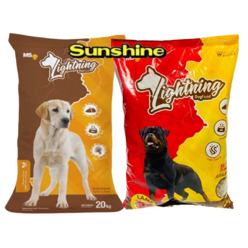 Jual Lightning Dog 20Kg Dry Food - Makanan Kering Anjing (Khusus Gojek ...