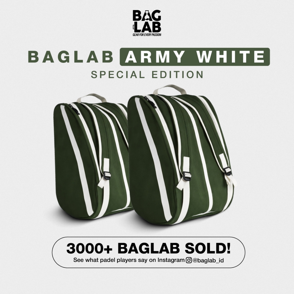 Jual Bag Lab Army White Special Edition | Shopee Indonesia