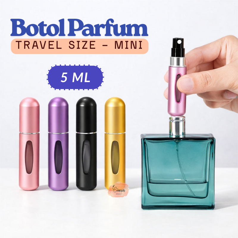 Jual Botol Parfum Aluminium Isi Ulang Kosmetik Mini 5 ml | Shopee Indonesia