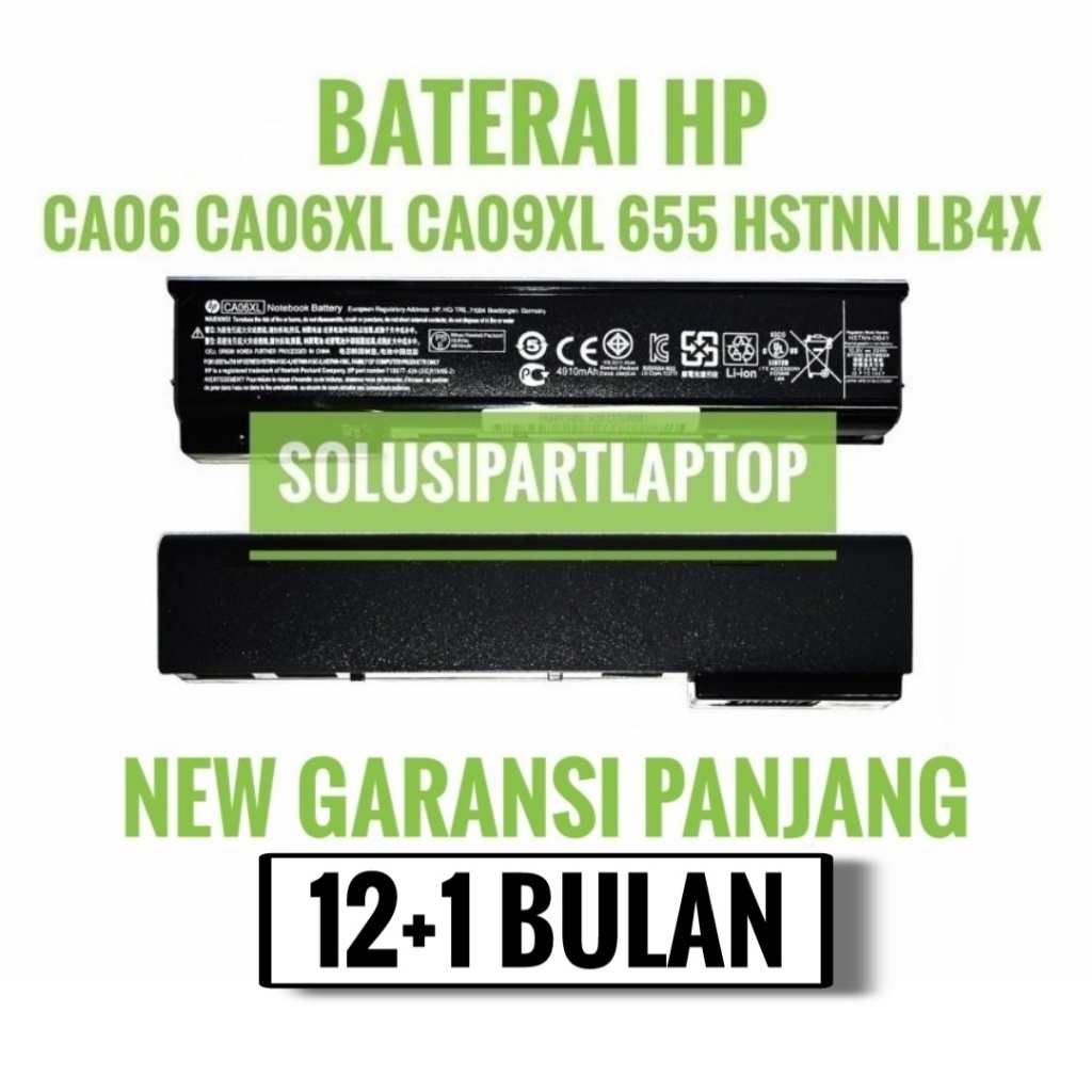 Jual Baterai ORIGINAL HP ProBook 640 645 650 655 G0 G1 CA06 CA06XL (6 ...