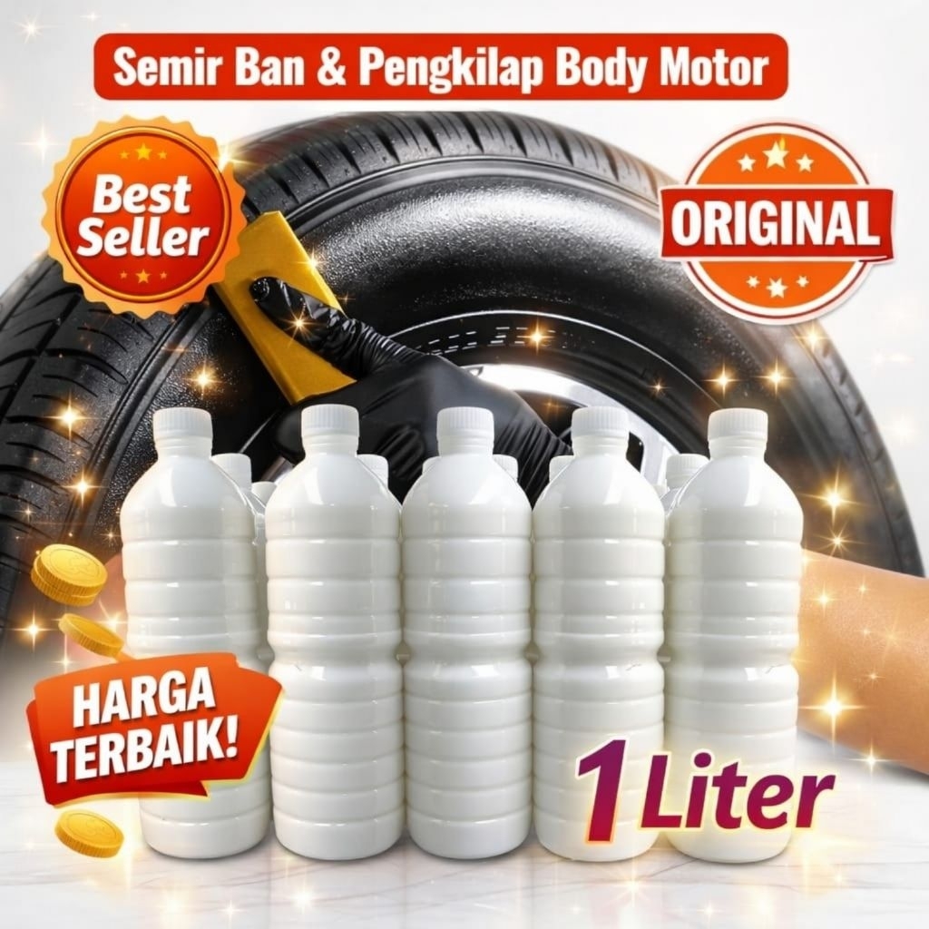 Jual Semir Ban Dan Pengkilap Body Mobil Dan Motor Isi 1 lLiter | Shopee ...