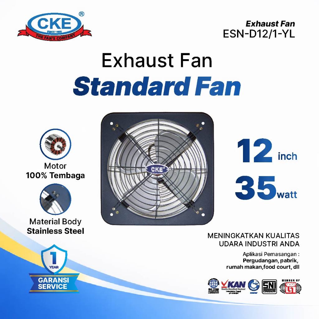 Jual Exhaust Fan CKE Standard DBN 12 Inch Fan Rumah Toilet Eksos ...
