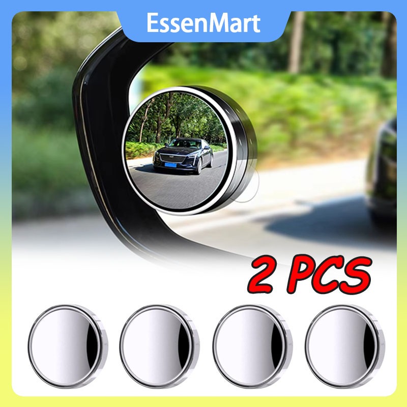 Jual 2PCS Spion Cangkir Hisap Blind Spot Kaca Cembung Spion / 360 ...