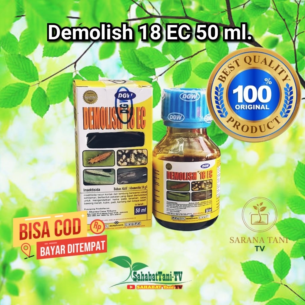 Jual Demolish 50 ml adalah produk insektisida dengan bahan aktif ...