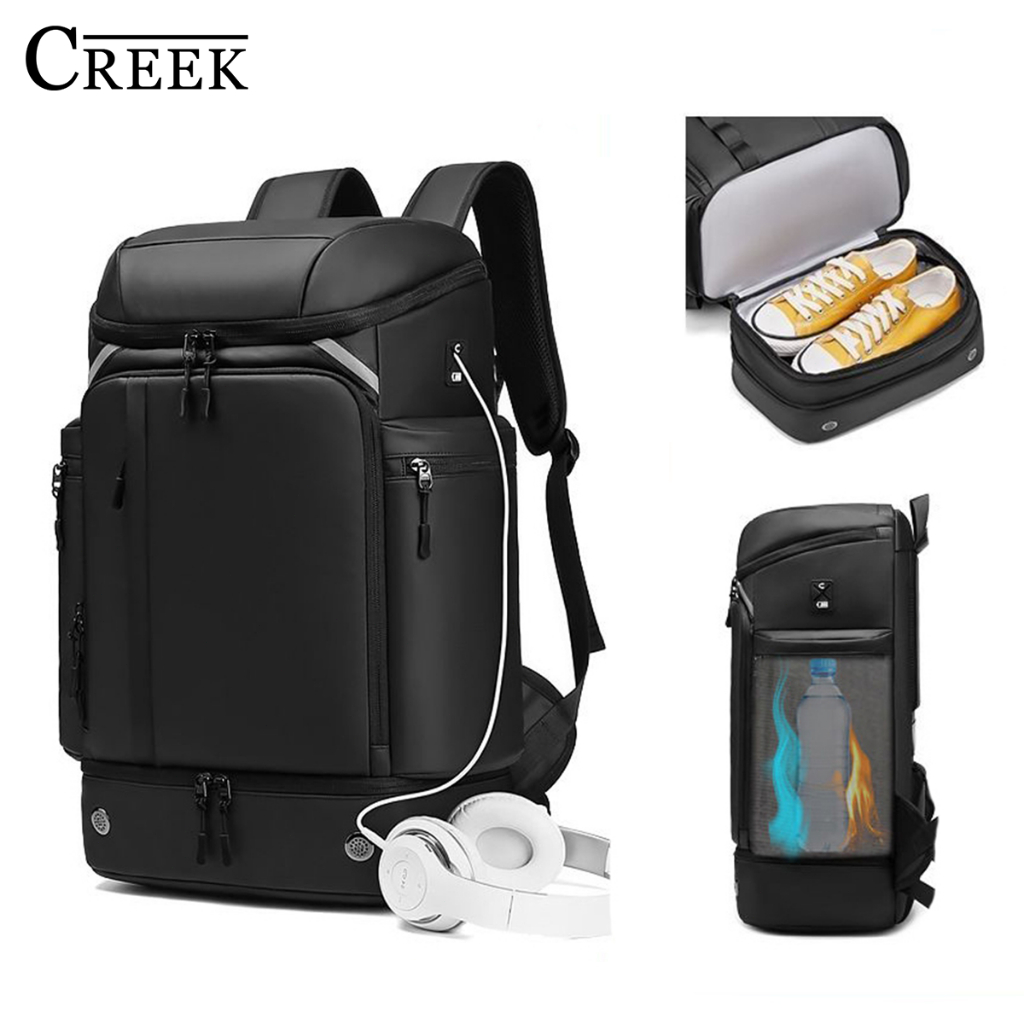 Jual CREEK Tas Ransel Travel Multifungsi Tahan Air Kapasitas Hiking ...