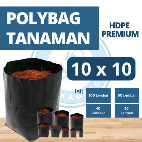 Jual Polybag Tanaman 10 Cm Polibag Isi 100 Lembar 50 Lembar 40 Lembar ...